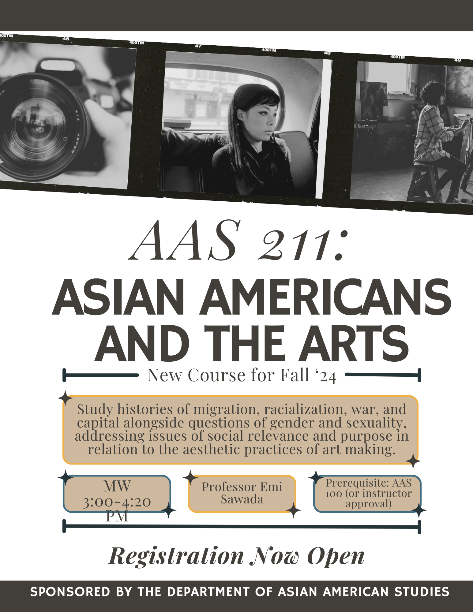 New Courses for Fall '24 | Department of Asian American Studies | Illinois